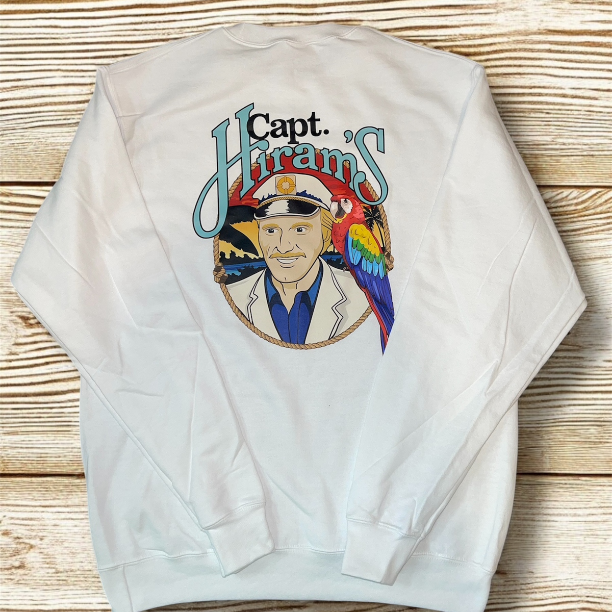 VINTAGE CAPTAIN SWEATSHIRT – CAPT HIRAMS RESORT